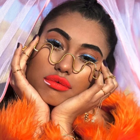 Accessories | Avant Garde Wavy Frame Lensless Glasses | Poshmark